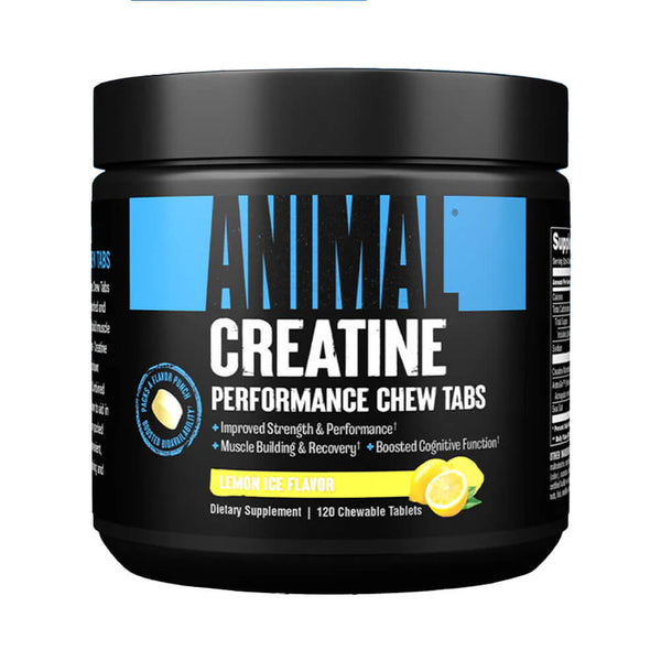Animal Creatine Chews Creatina 120 Tabletas Masticables - One Last Rep