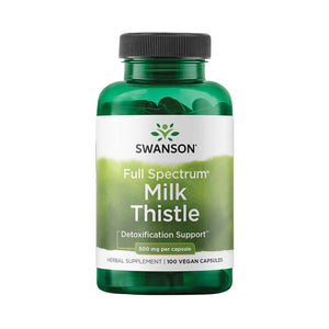 Swanson Full Spectrum Milk Thistle - 500 mg [100 Capsulas Veganas ...