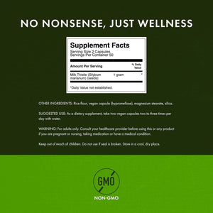 Swanson Full Spectrum Milk Thistle - 500 mg [100 Capsulas Veganas ...