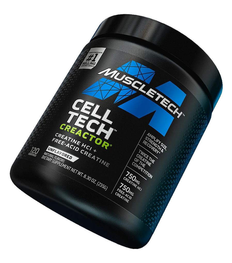 Muscletech Cell-Tech Creactor Creatina HCL 120 Servicios - One Last Rep